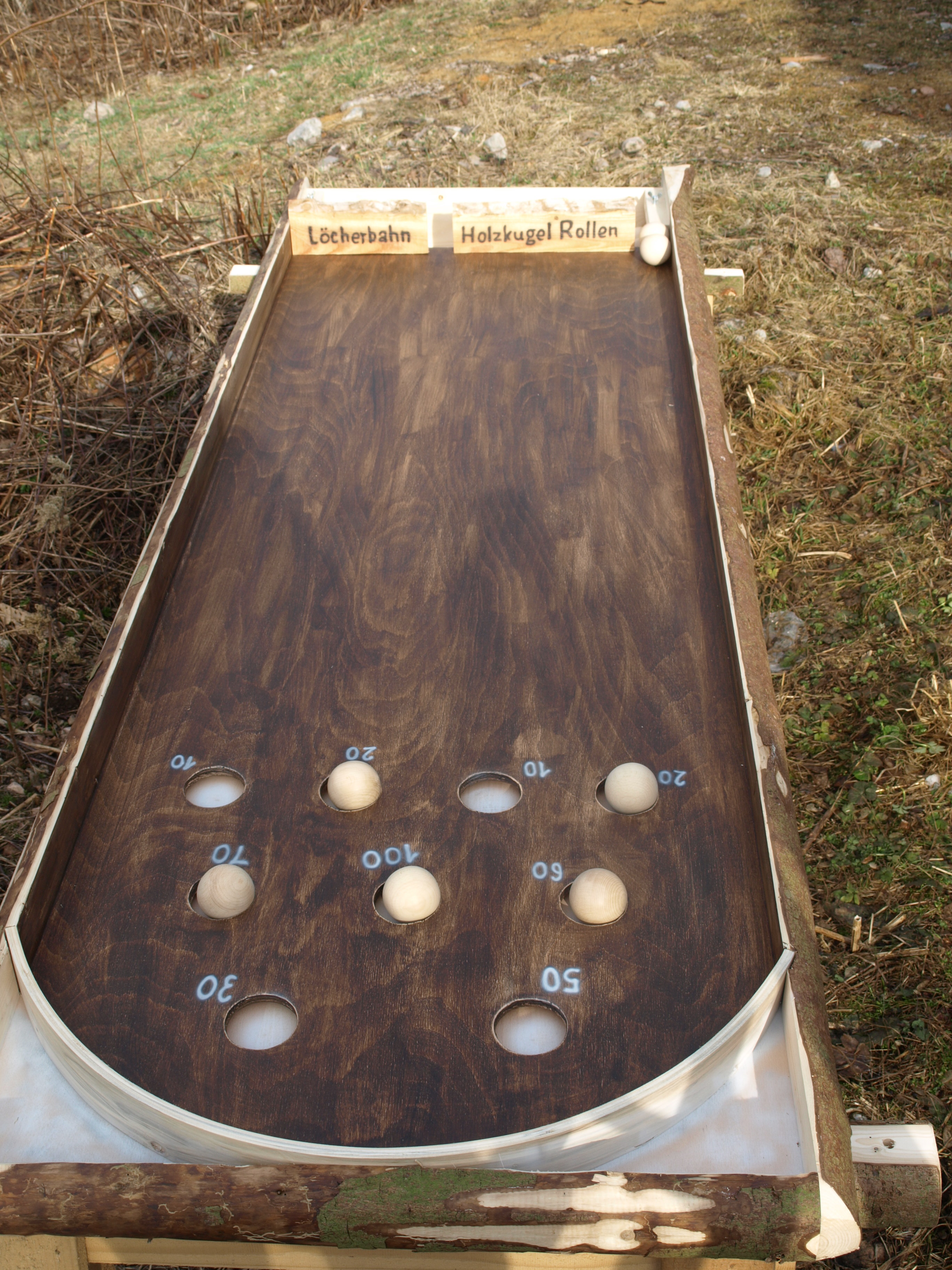 Löcherbahn, Spiel 105 – Bauernspiele